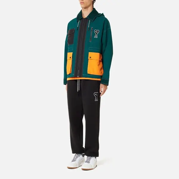 PUMA X Ami Hooded Jacket With Contrast Pocket Details