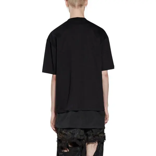 Balenciaga Mirror Logo T-shirt - Black