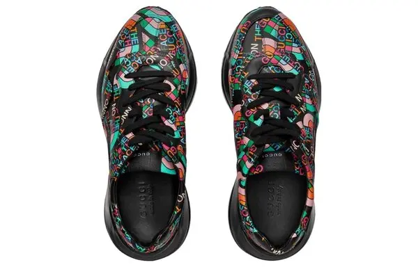 Gucci The North Face X Rhyton Allover Logo Sneakers