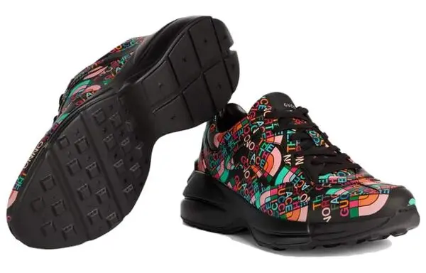 Gucci The North Face X Rhyton Allover Logo Sneakers