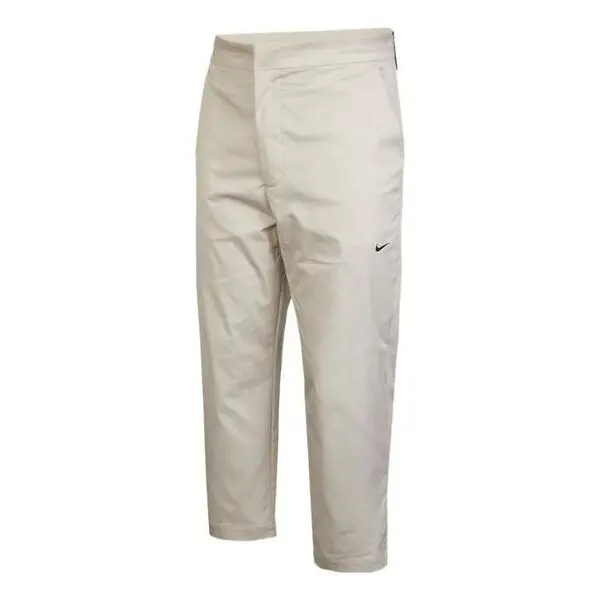 Nike Solid Color Straight Slim Fit Woven Casual Long Pants