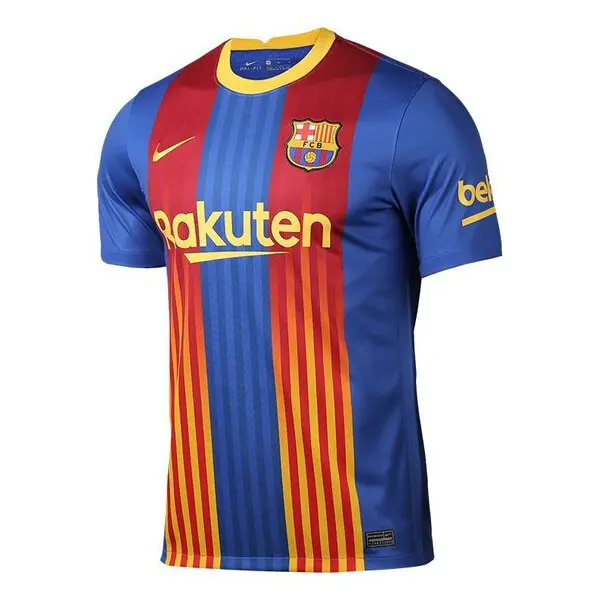 Nike Fc Barcelona 20/21 4th Jersey - Blue