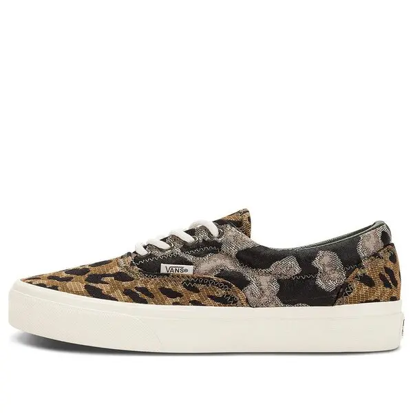 VANS Era Low Top Sneakers With Leopard Print - Yellow/black