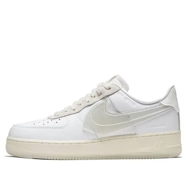 Nike Force 1 Low "transparent Swoosh - White