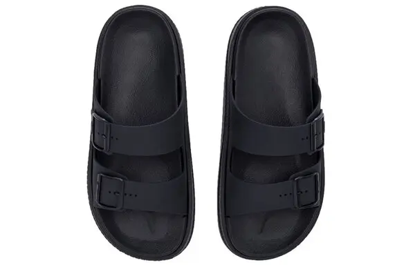 LI-NING Clap Slippers With Buckles - Black