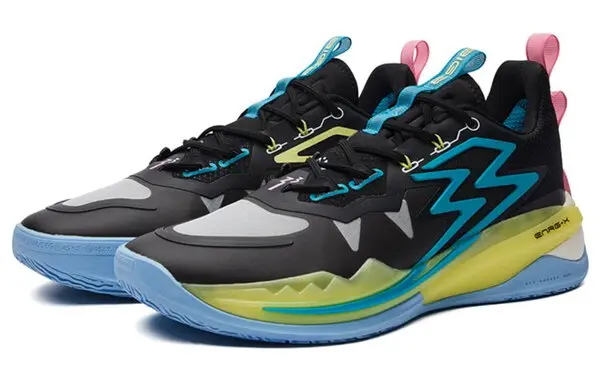 361 DEGREES Big3 3.0 "earth Day" Athletic Sneakers - Black/blue