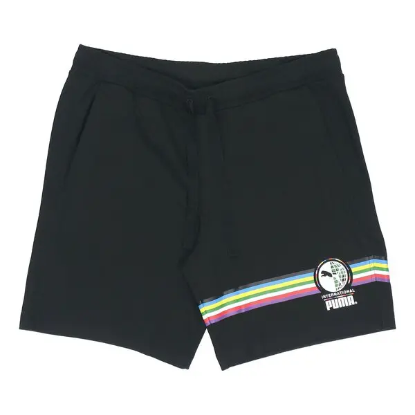 PUMA International Graphic Shorts - Black/white
