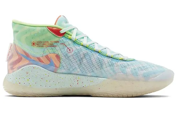 Nike Kd 12 'wavvy' Basketball Sneakers - Blue/green