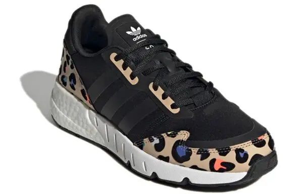 Adidas Originals Zx 1k Boost Sneakers - Black/brown/blue