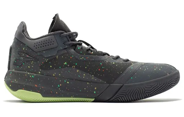 361 DEGREES Ag3 Aaron Gordon "night Exercise" High Top Sneakers - Green/dark Green