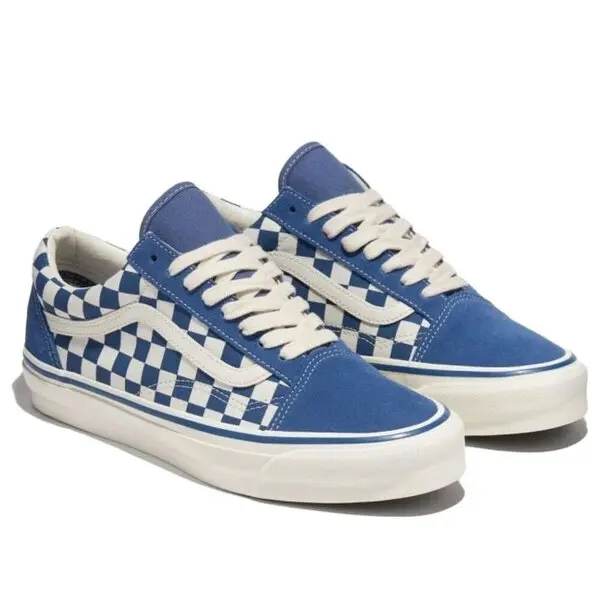 VANS Checkerboard Old Skool 36 Sneakers - Blue/white