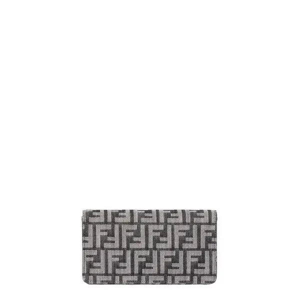 Fendi Monogrammed Denim Baguette