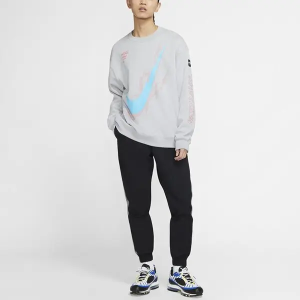 Nike X Lpl Crossover Knit Round Neck Pullover