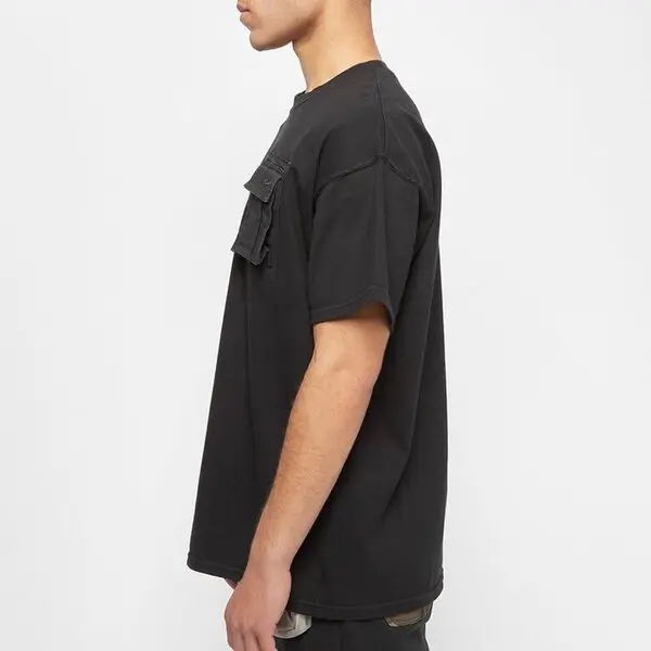 Nike X Travis Scott Cactus Jack Embroidered Logo Pocket T-shirt - Black