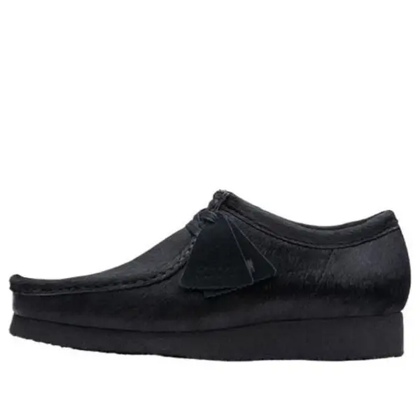 Clarks Wallabee Hair On - Black