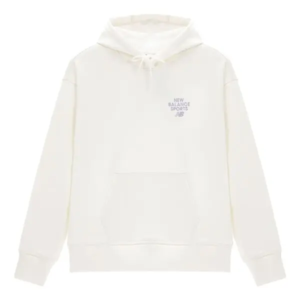 NEW BALANCE Sportswear Hoodie - White/purple