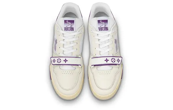 LOUIS VUITTON Trainers 'purple Mesh - White/purple