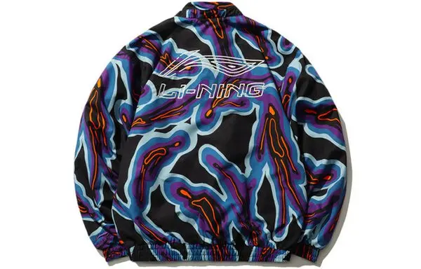 LI-NING Printed Zip-up Windbreaker