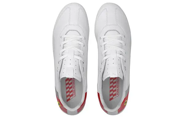 PUMA Scuderia Ferrari X Ridge Cat Sneakers - White/red/silver