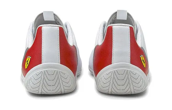 PUMA Scuderia Ferrari X Ridge Cat Sneakers - White/red/silver