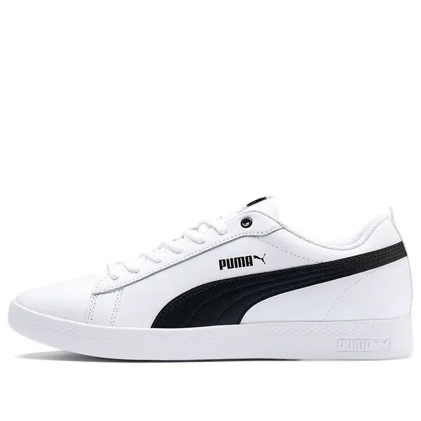 PUMA Smash V2 Leather Sneakers - White/black