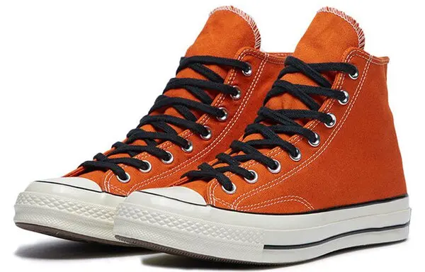 CONVERSE Chuck 70 Hi Sneakers - Orange/white