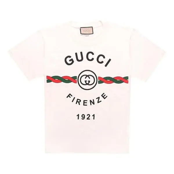 Gucci Firenze Print Tee - White