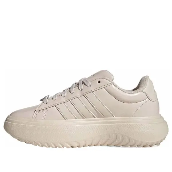 Adidas Grand Court Platform Sneakers - Beige/brown
