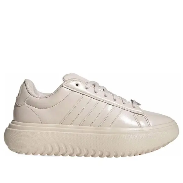 Adidas Grand Court Platform Sneakers - Beige/brown