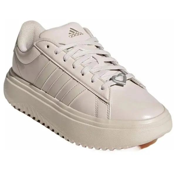 Adidas Grand Court Platform Sneakers - Beige/brown
