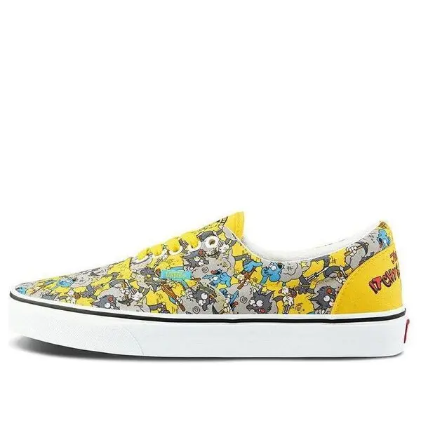 VANS The Simpsons X Era 'itchy & Scratchy' Low Top Sneakers - Yellow