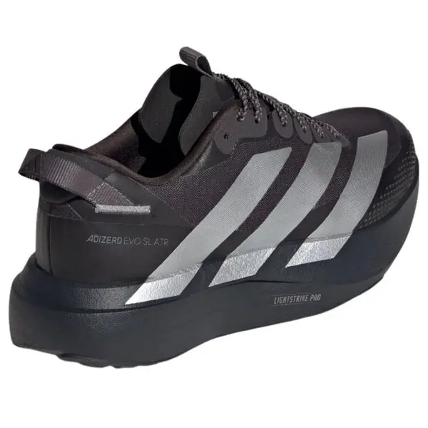 Adidas Adizero Evo Sl Atr Athletic Sneakers - Black/silver Metallic