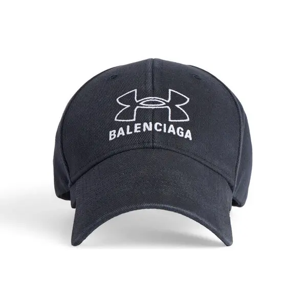 Balenciaga X Under Armour Logo Cap - Black/white