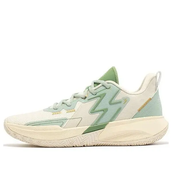361 DEGREES Big3 Team Athletic Sneakers - Beige/green
