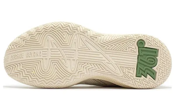 361 DEGREES Big3 Team Athletic Sneakers - Beige/green