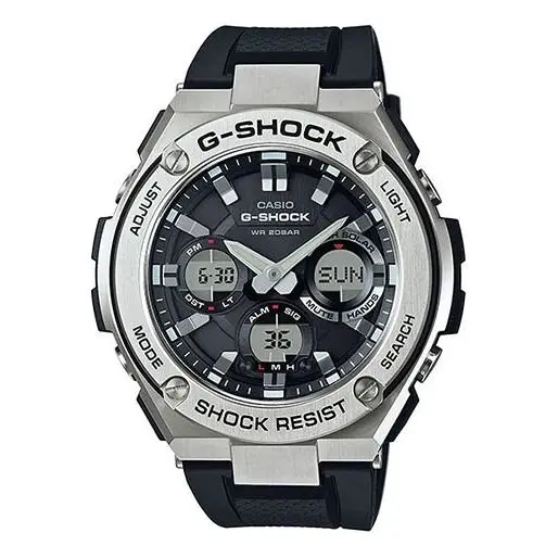 Casio G-shock G-steel Stainless Steel And Resin Watch - Black