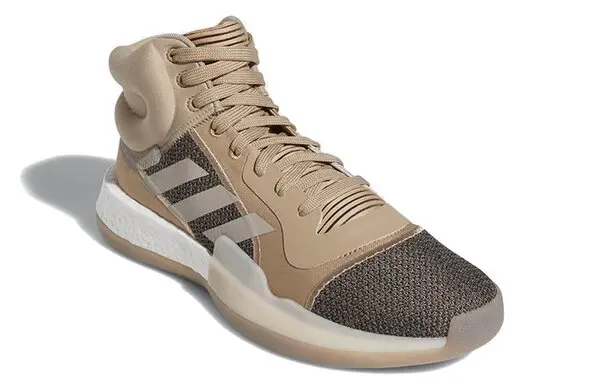Adidas Marquee Boost High Top Sneakers - Light Brown/black