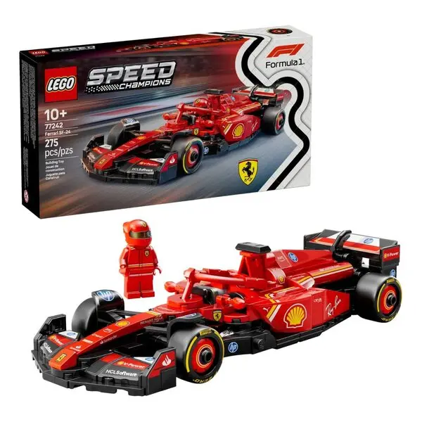Lego Speed Champions Ferrari Sf-24 F1 Racing Car - Muti-color