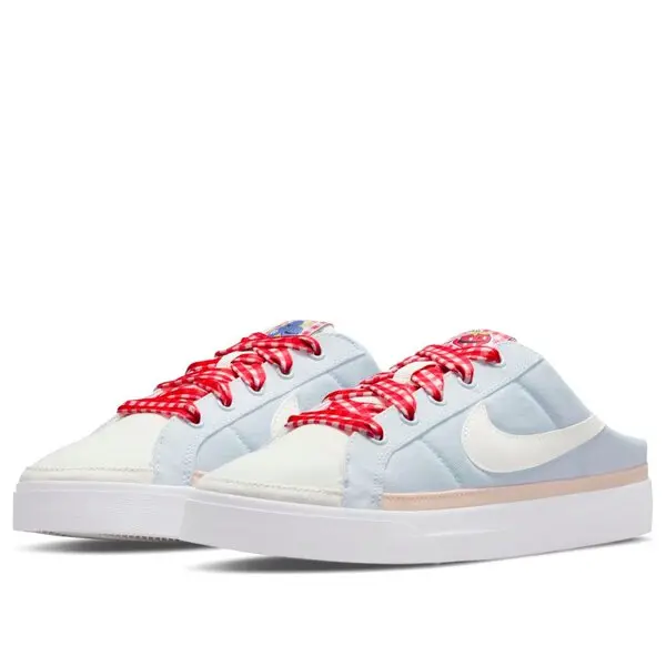 Nike Court Legacy Mule - White/blue/red