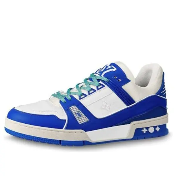 LOUIS VUITTON Trainer Sneakers - White/blue