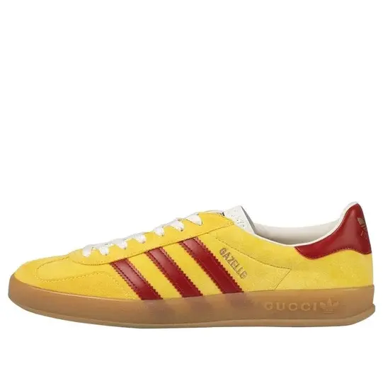 Gucci X Adidas Gazelle Sneakers - Yellow Velvet