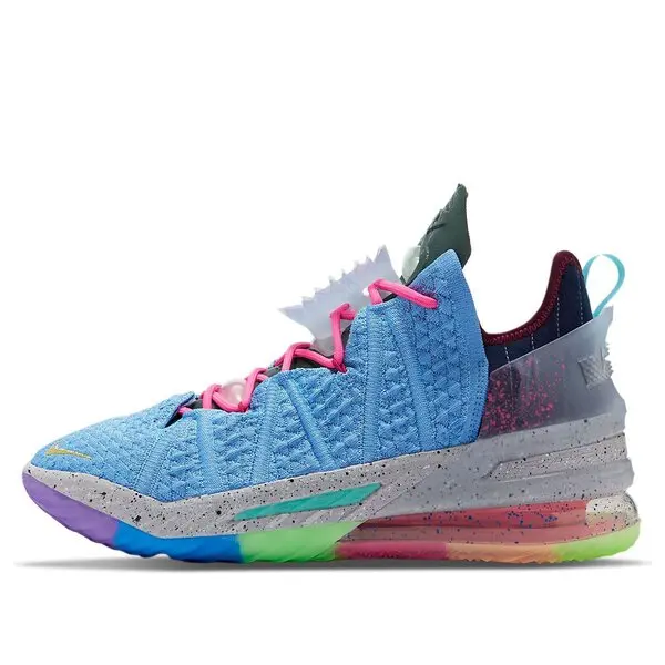 Nike Lebron 18 Ep 'best Of 1-9' Athletic Sneakers - Blue