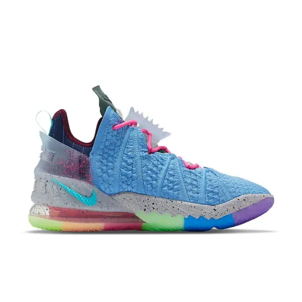 Nike Lebron 18 Ep 'best Of 1-9' Athletic Sneakers - Blue