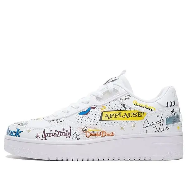 LI-NING Classic Skateboarding X Disney Sneakers - White/yellow