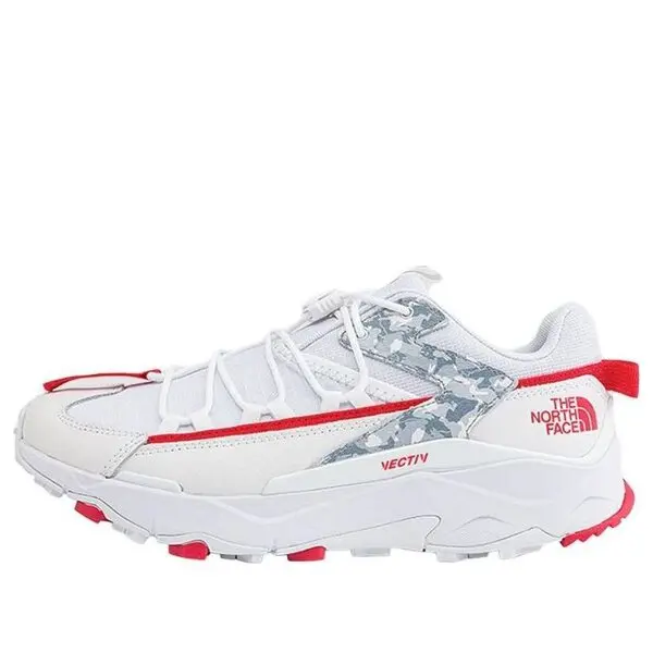 The North Face Vectiv Taraval Tech Lifestyle Sneakers - White/red/grey