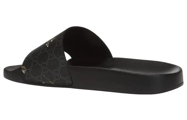 Gucci Gg Supreme Slide With Tiger Motif