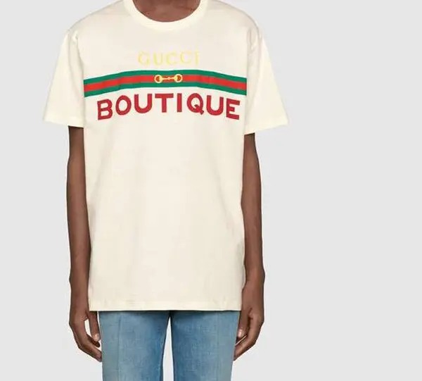Gucci Boutique Horse Bit Print T-shirt - Creamy