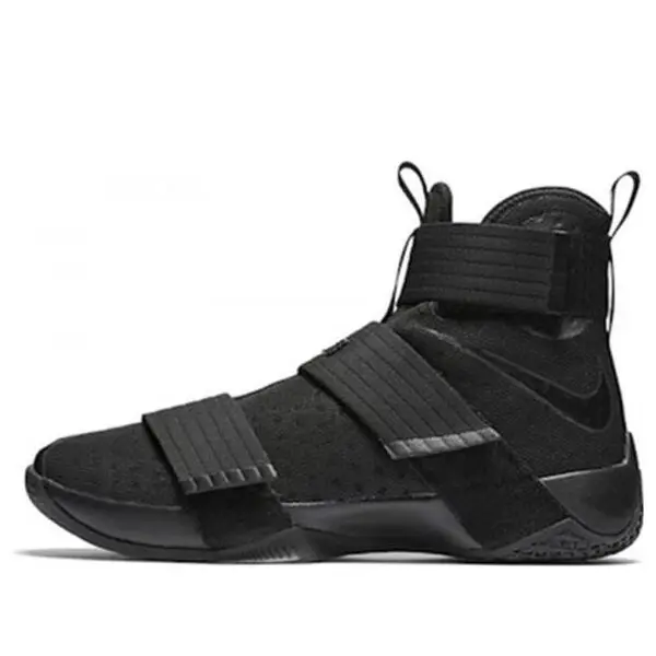 Nike Lebron Soldier 10 High Top Sneakers - Black