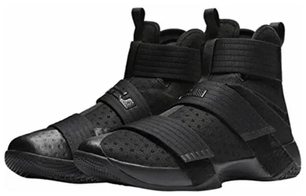 Nike Lebron Soldier 10 High Top Sneakers - Black
