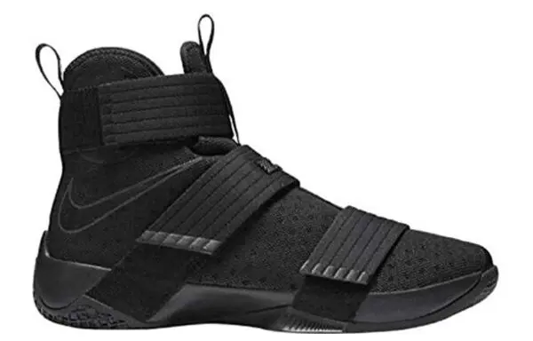 Nike Lebron Soldier 10 High Top Sneakers - Black